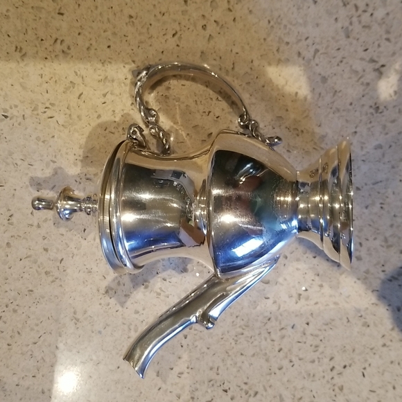 Accents | Silver Teapot Candle New | Poshmark
